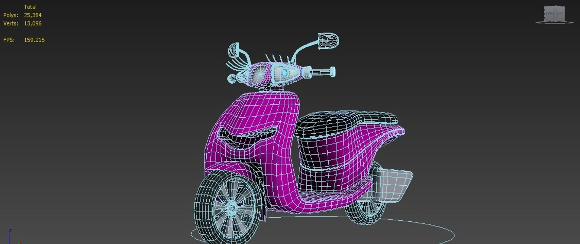 max cartoon motorcycle