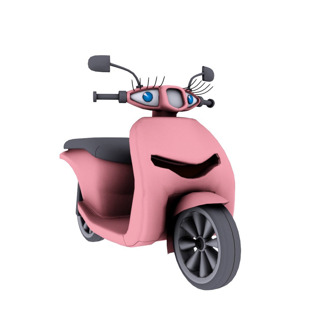 max cartoon motorcycle