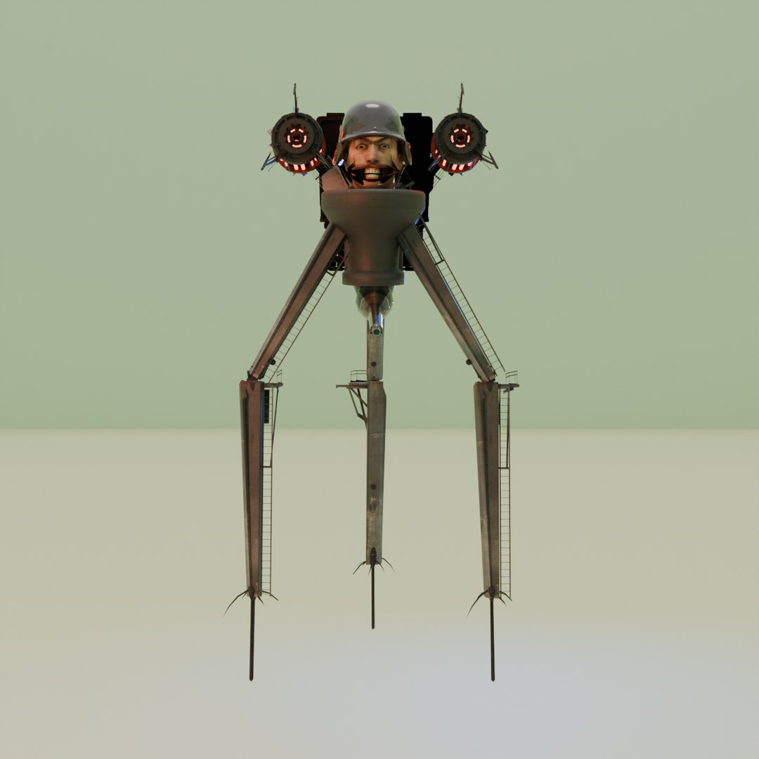 Laser Launcher Strider Skibidi Toilet 3D - TurboSquid 2428206
