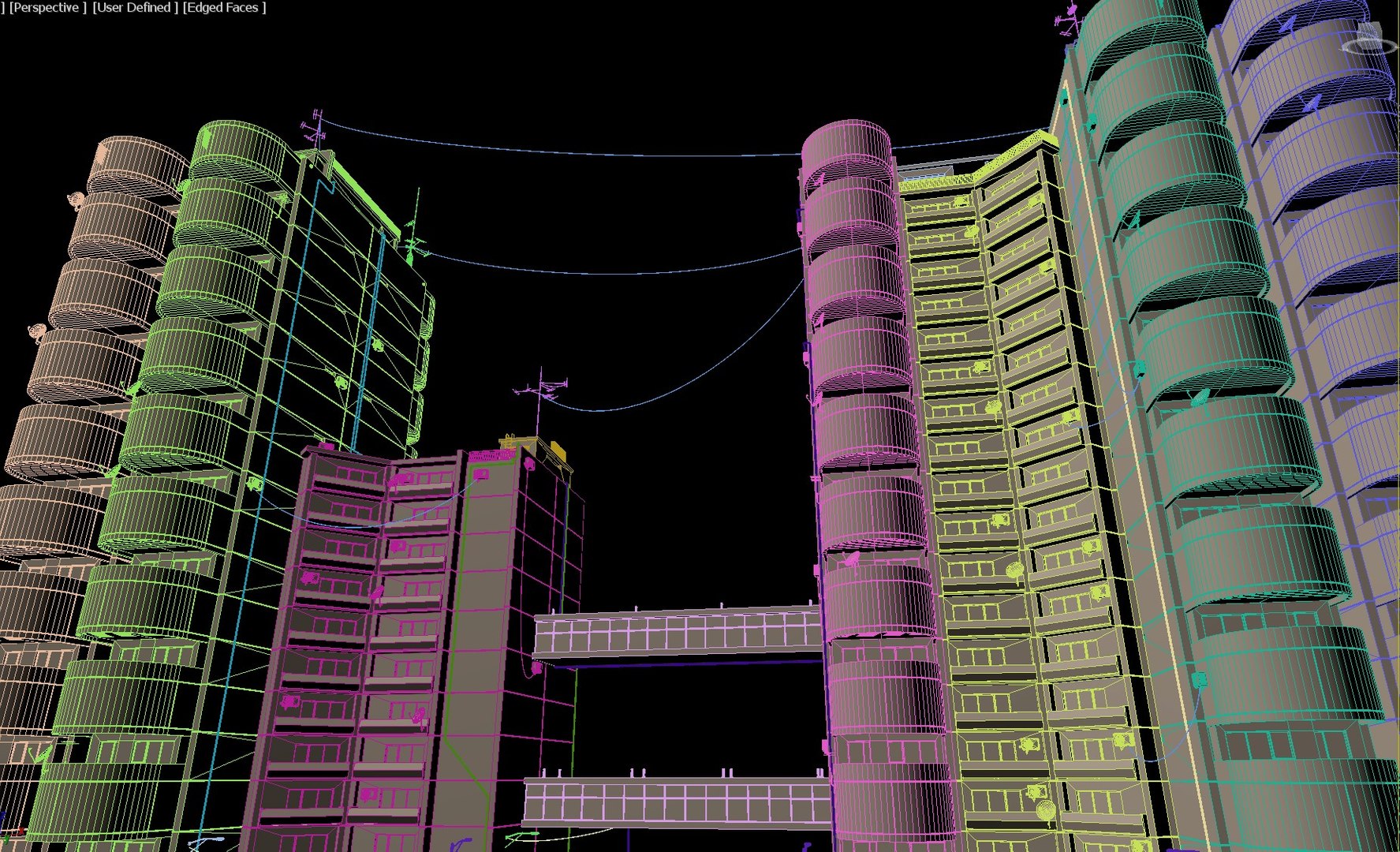 3D Brutalist Apartment Complex Part 02 - TurboSquid 2209075