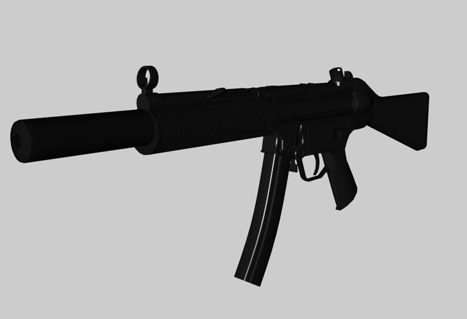 gun animation s 3d model