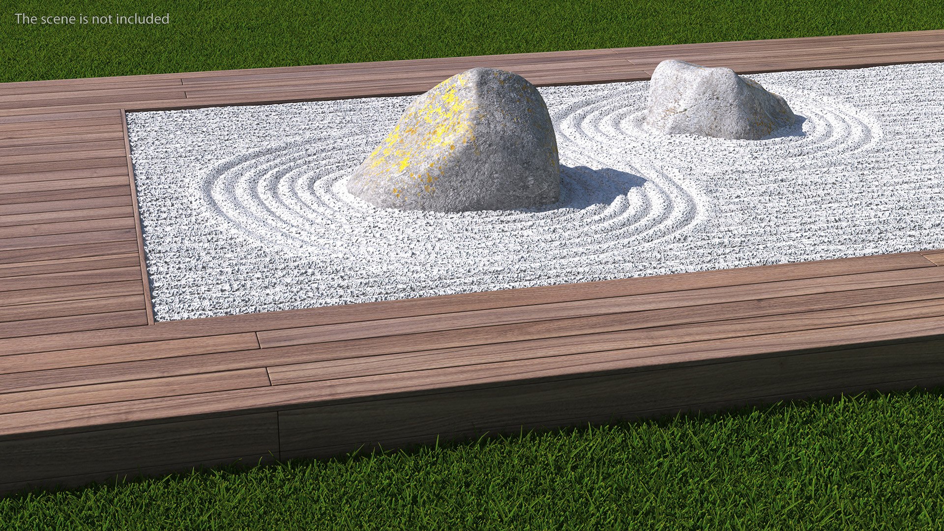 3D Model Zen Rock Garden - TurboSquid 2086639