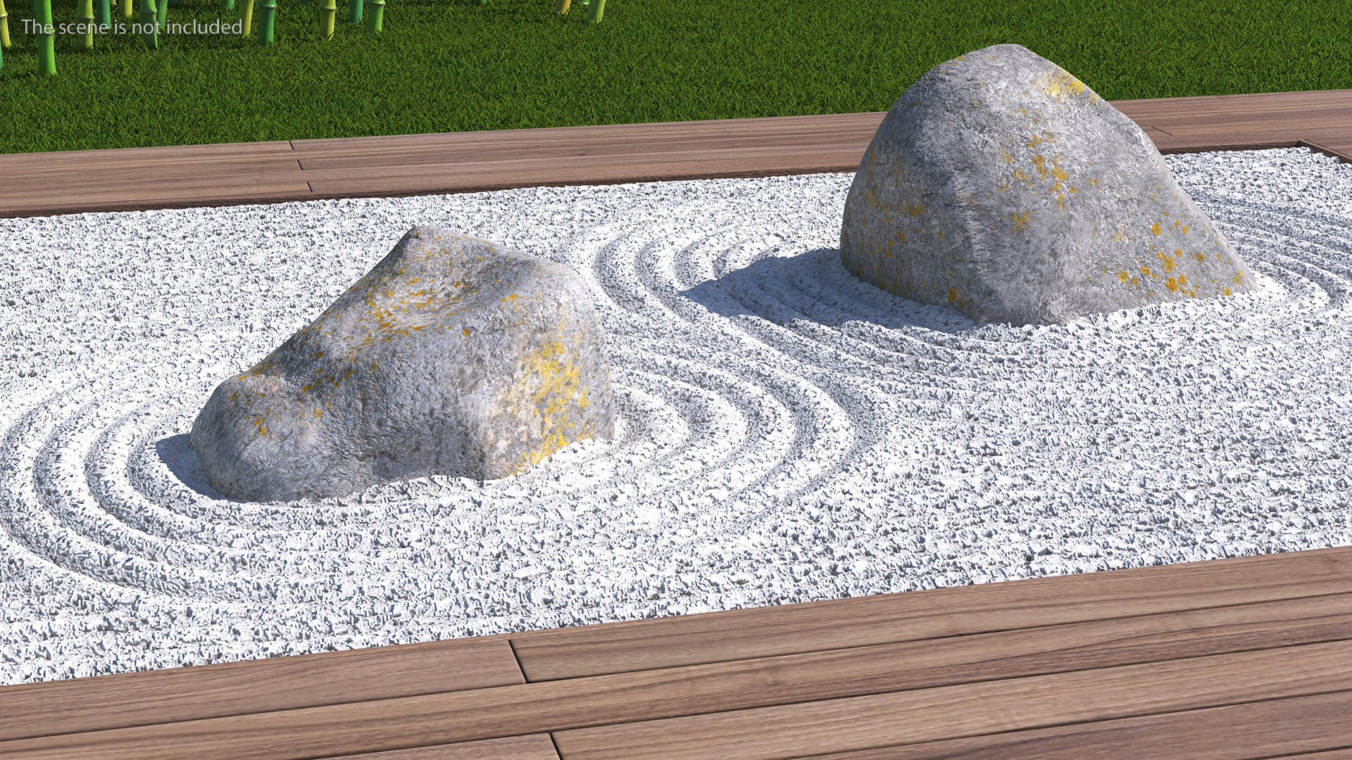 3D Model Zen Rock Garden - TurboSquid 2086639
