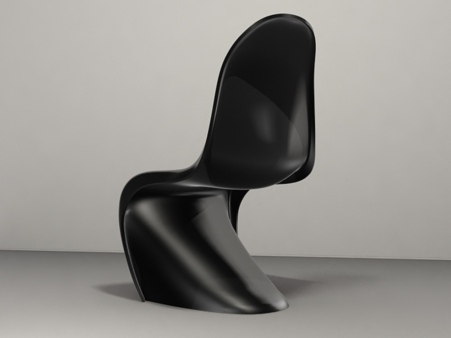 3d model panton chair