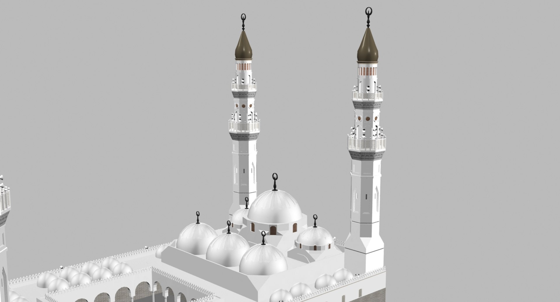 Quba Mosque Saudi Arabia 3D Model - TurboSquid 1397686
