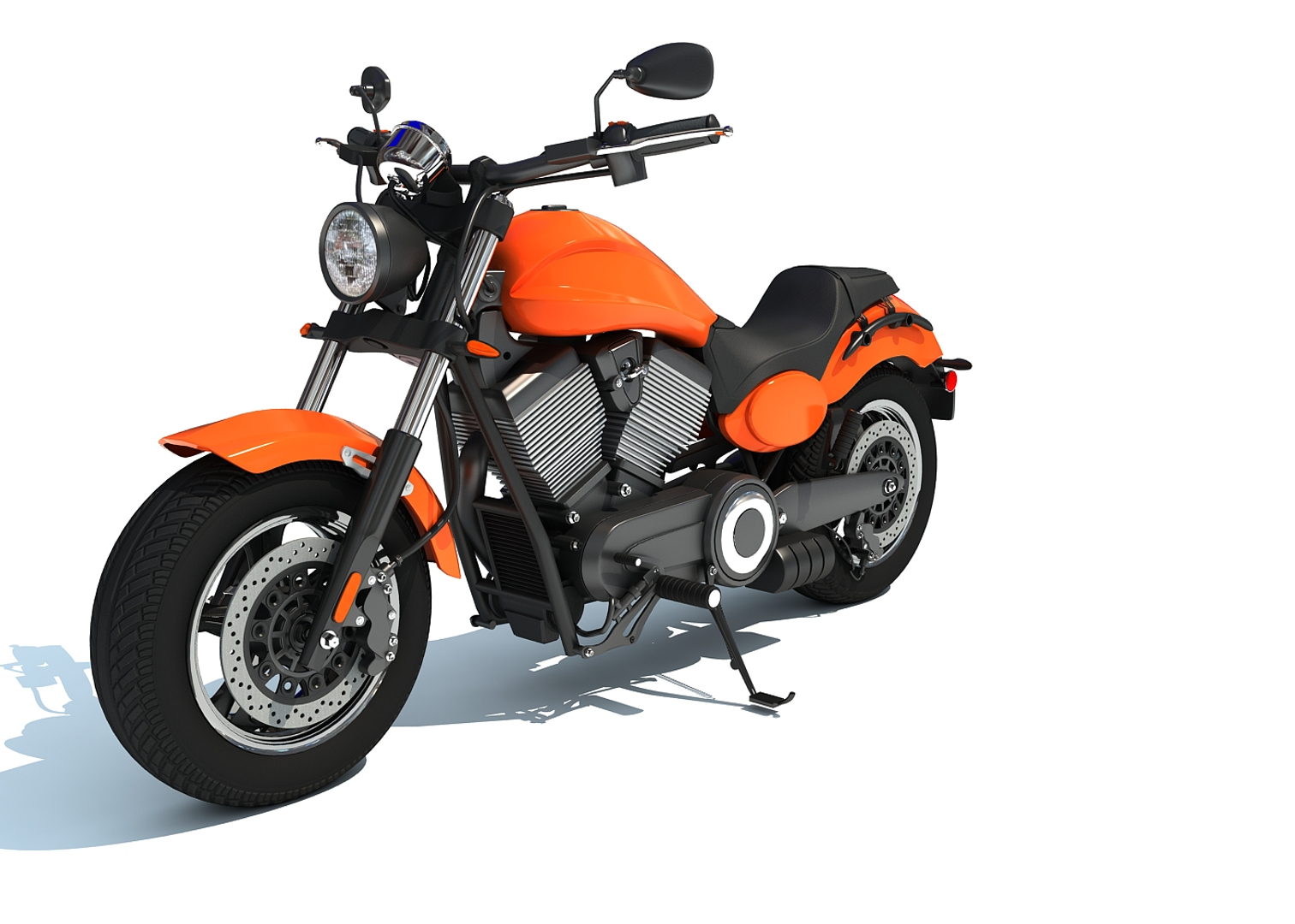 Cruiser Motorcycle 3D Model - TurboSquid 1248720