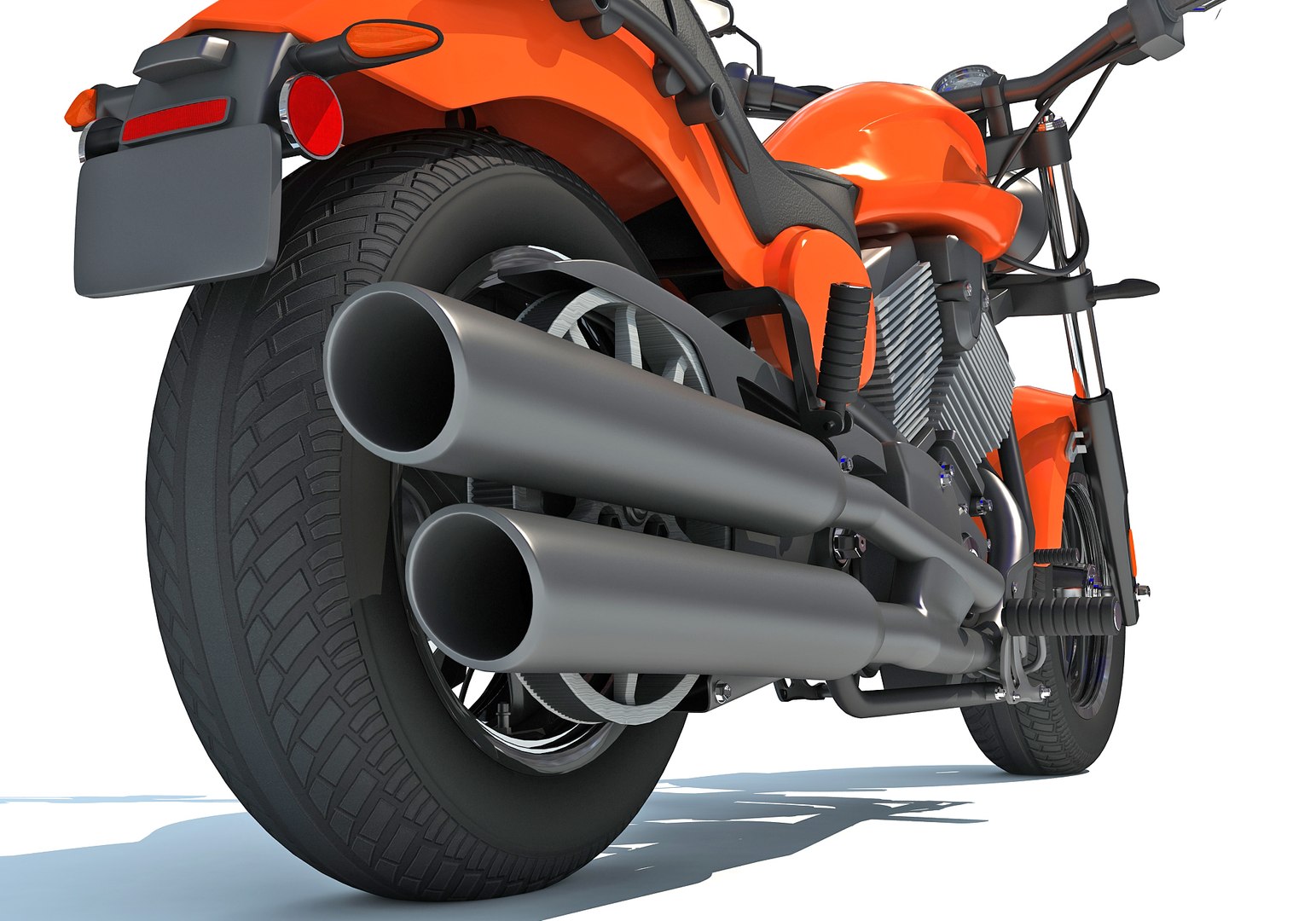 Cruiser Motorcycle 3D Model - TurboSquid 1248720