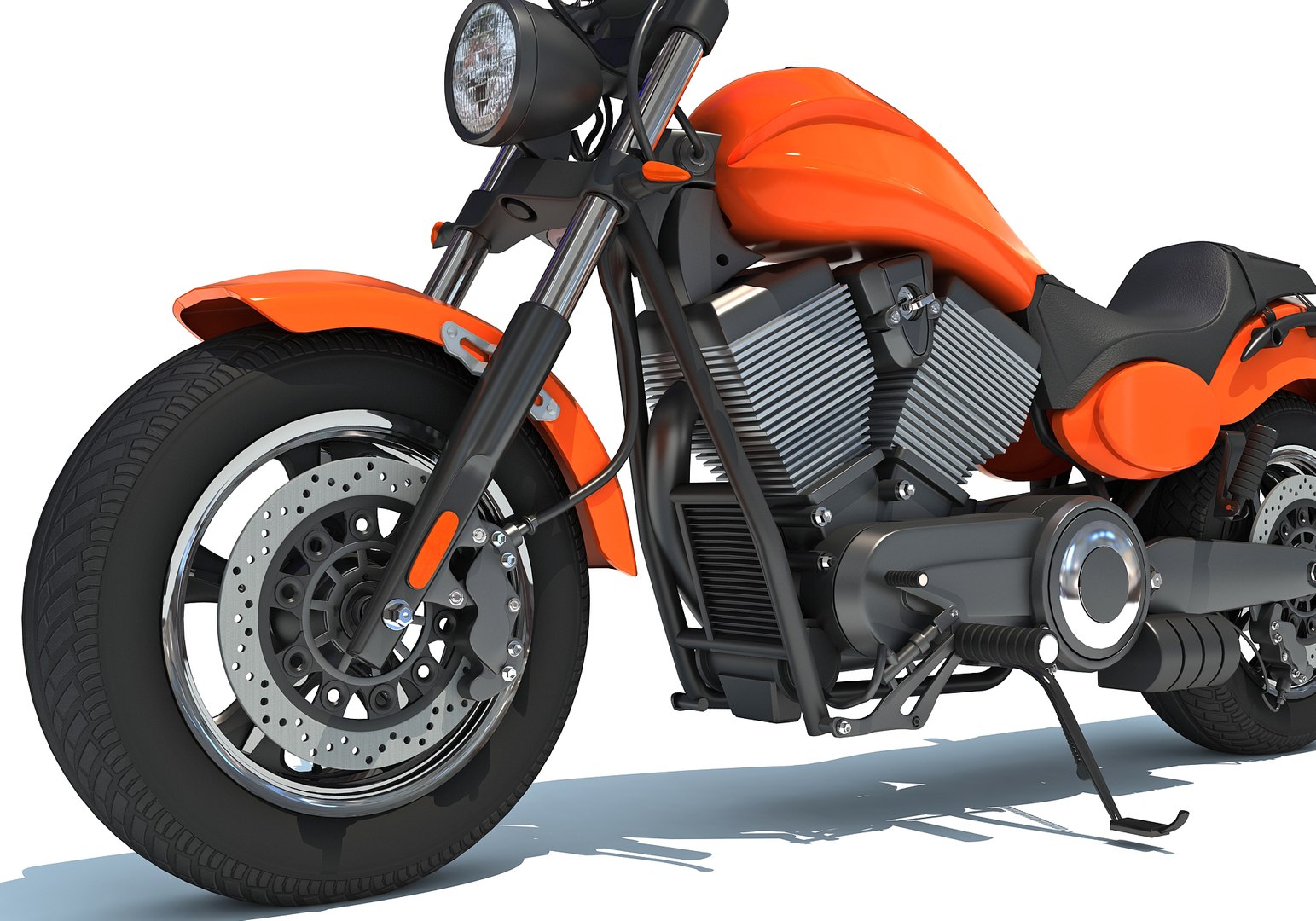 Cruiser Motorcycle 3D Model - TurboSquid 1248720