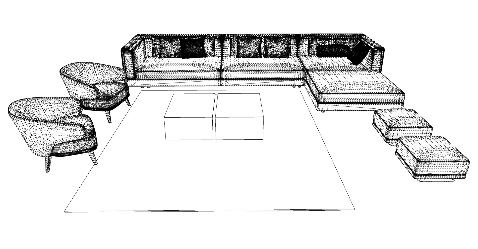 3D SOFA DE SALA Model - TurboSquid 1945804
