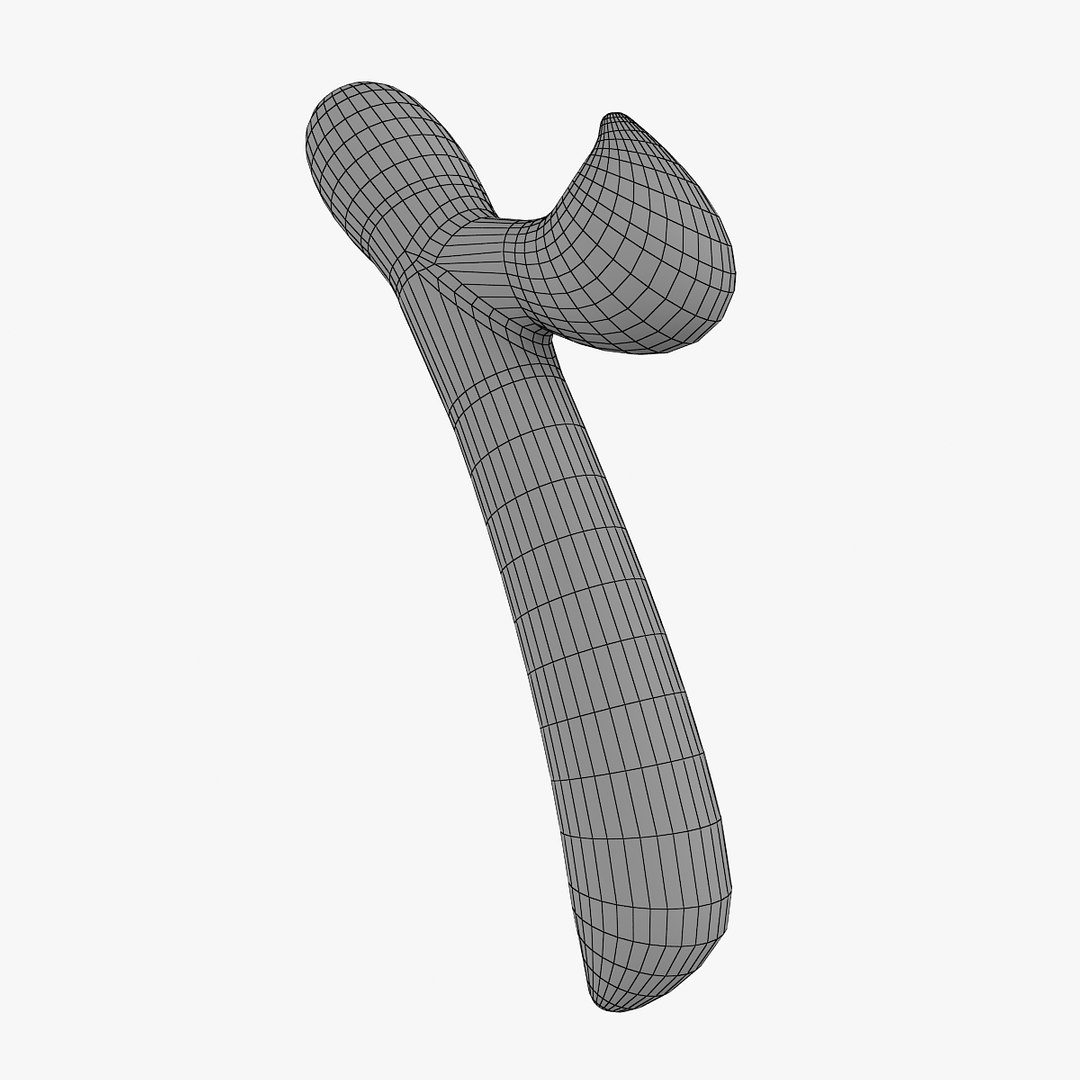 3D model calligraphic digit 1 number - TurboSquid 1389324