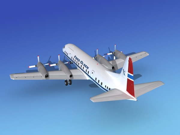 3d propellers electra lockheed model