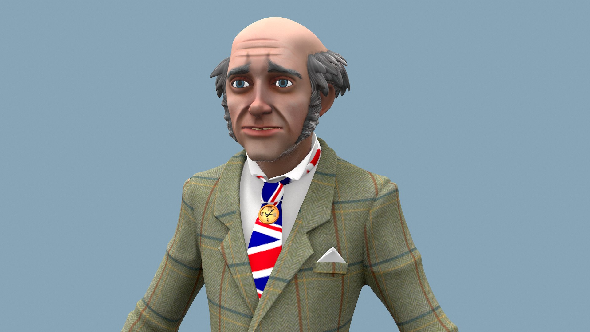 Cartoon Watchmaker 3D Model - TurboSquid 2102613