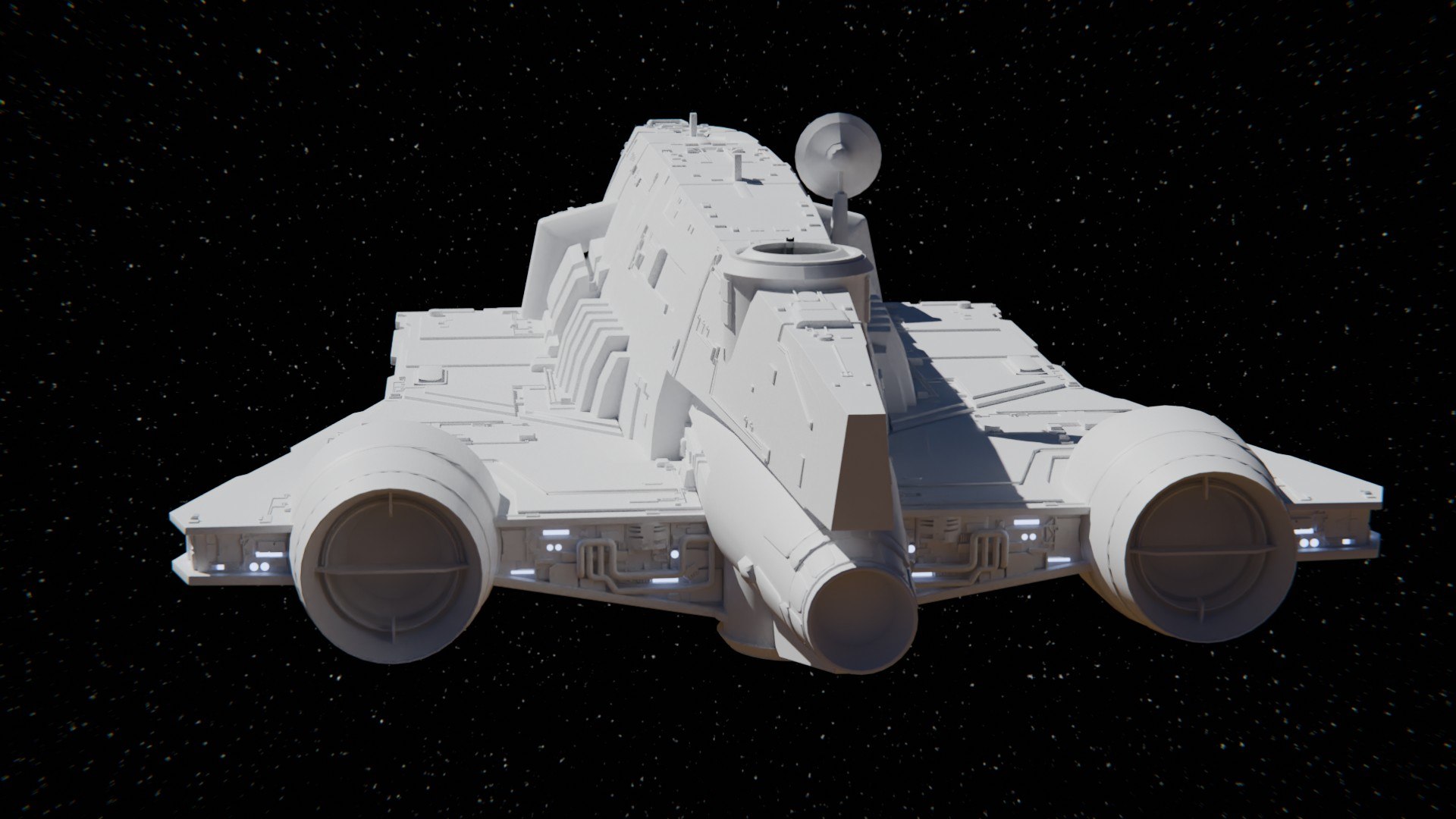 3D Star Wars Gozanti Cruiser Model - TurboSquid 2330319