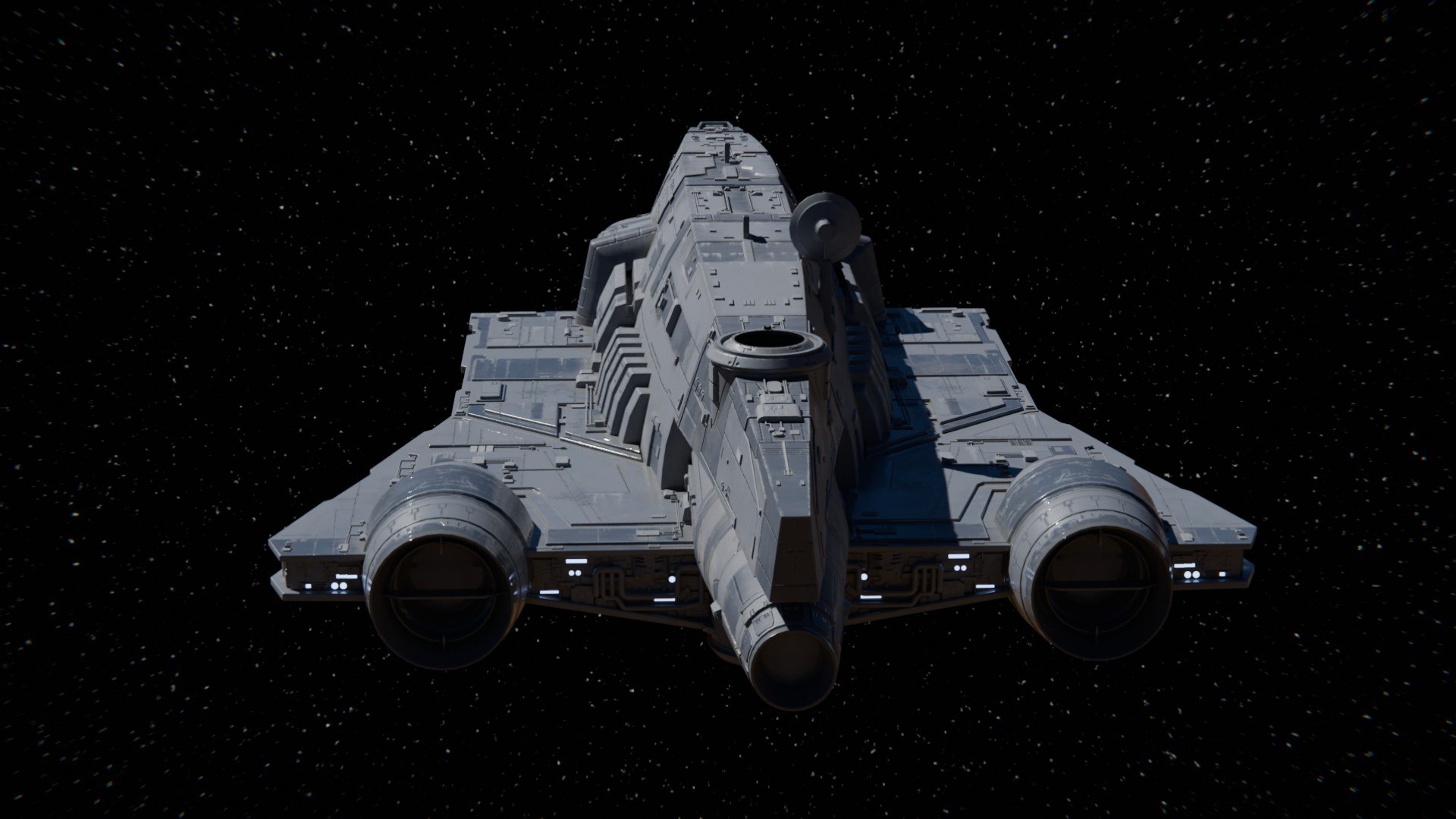 3D Star Wars Gozanti Cruiser Model - TurboSquid 2330319