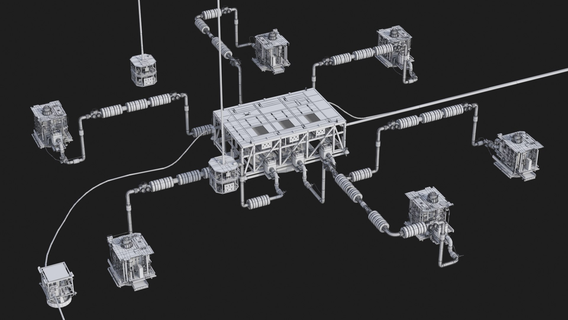 Sub Sea System 2 Model - TurboSquid 1976283