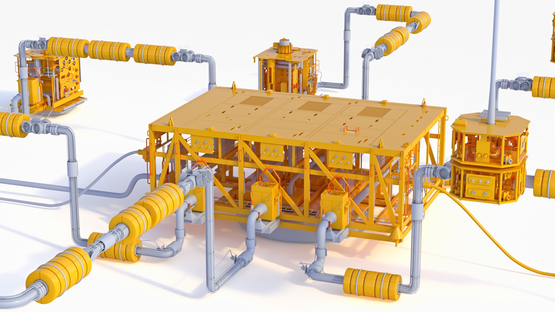 Sub Sea System 2 Model - TurboSquid 1976283