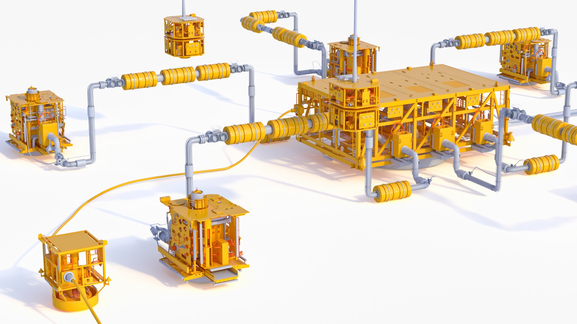 Sub Sea System 2 Model - TurboSquid 1976283