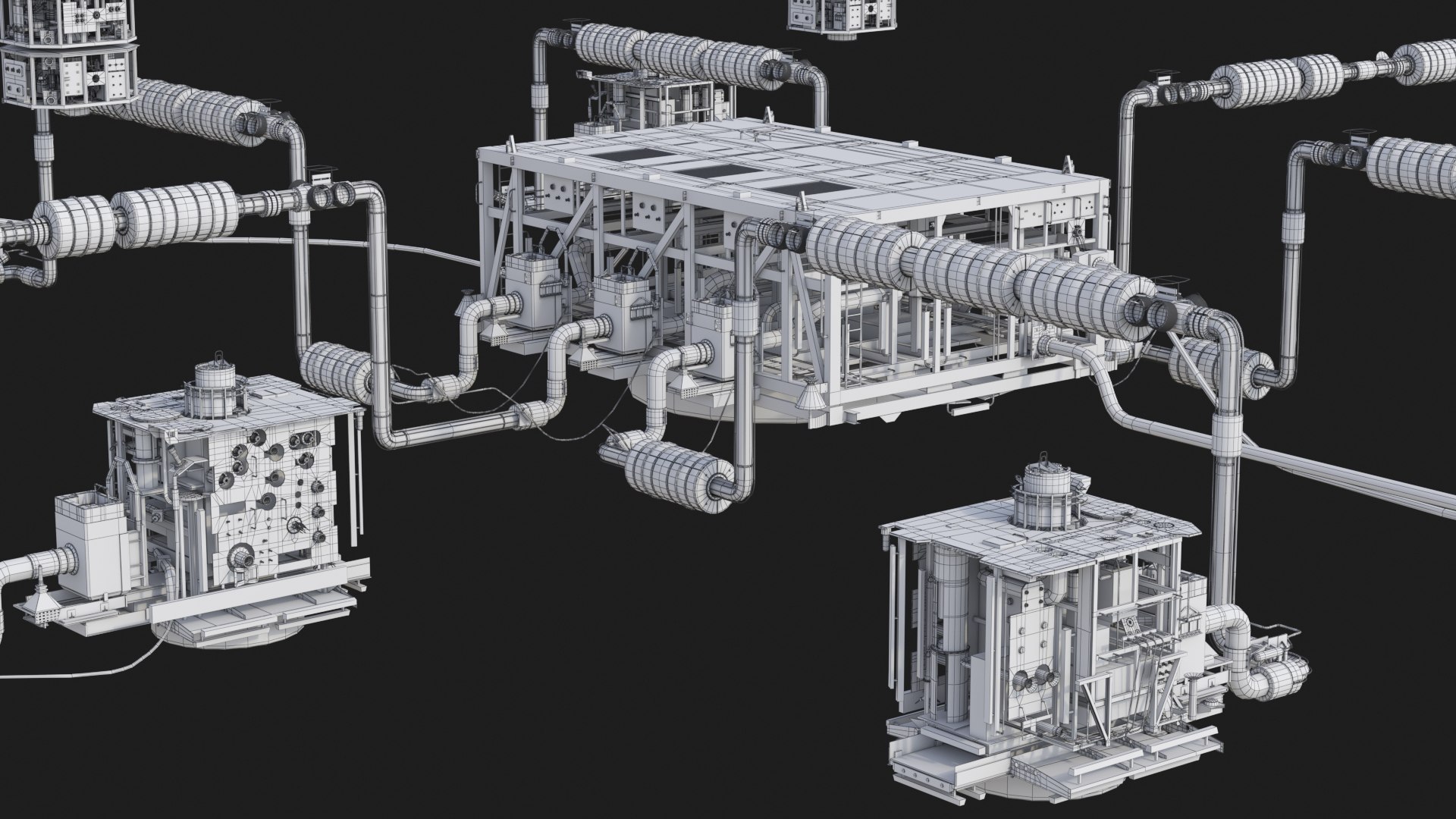 Sub Sea System 2 Model - TurboSquid 1976283