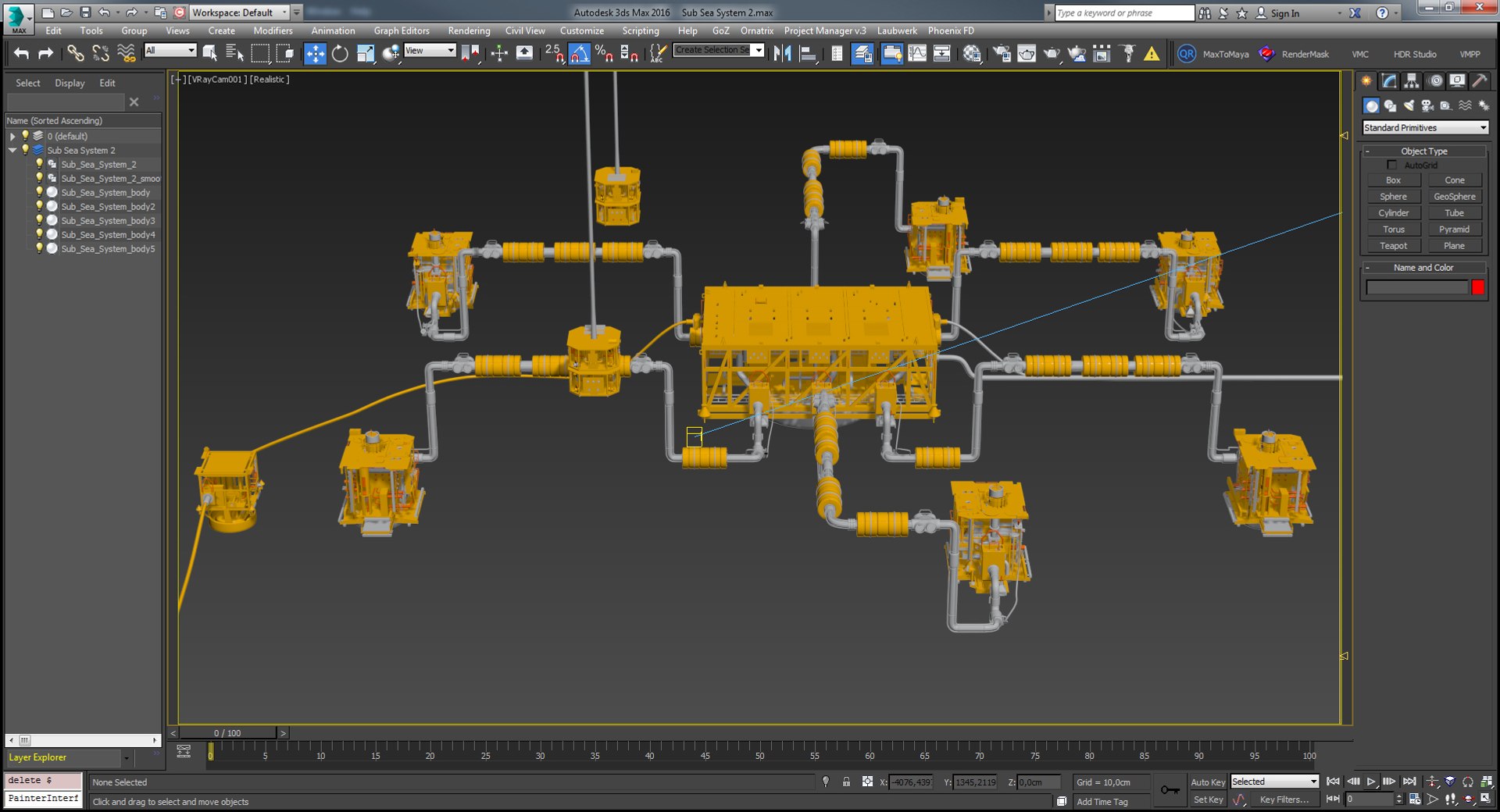 Sub Sea System 2 Model - TurboSquid 1976283