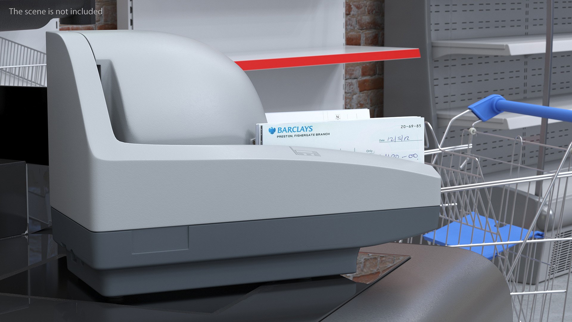 Digital Check Scanner 3D - TurboSquid 2061274