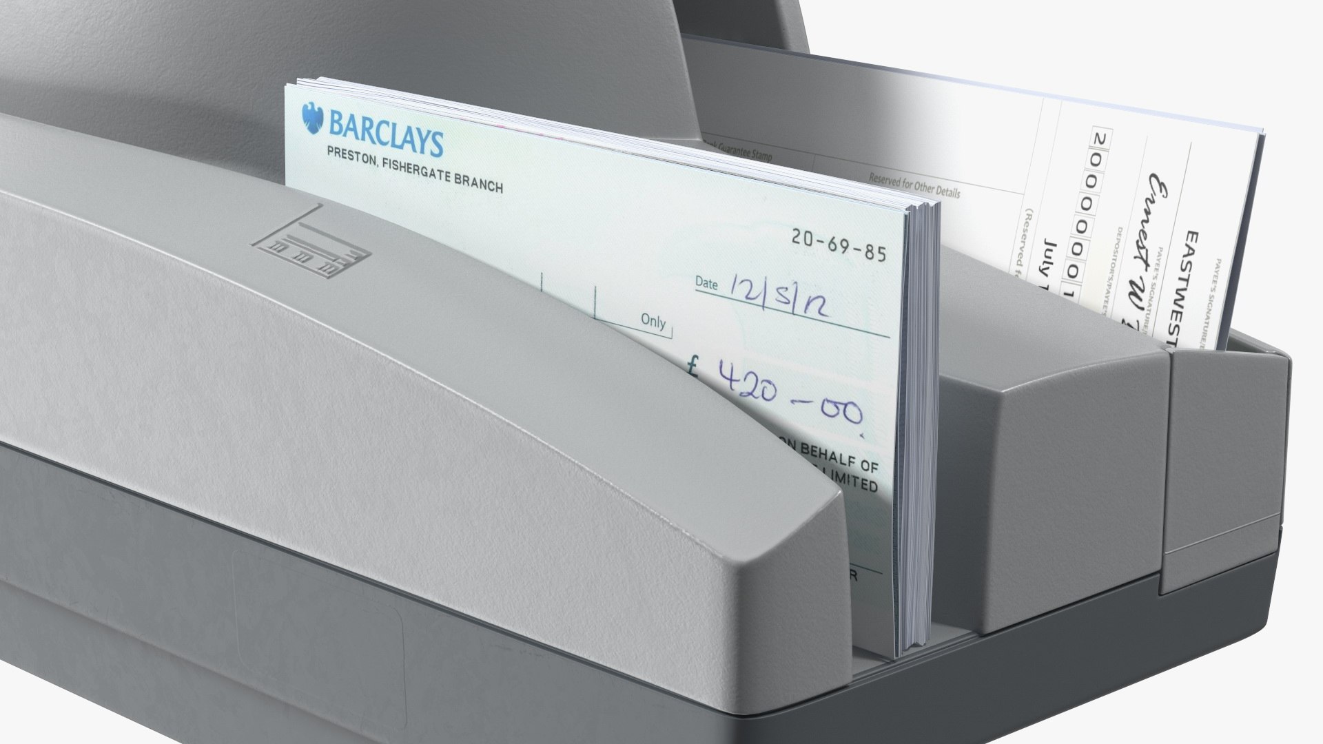 Digital Check Scanner 3D - TurboSquid 2061274