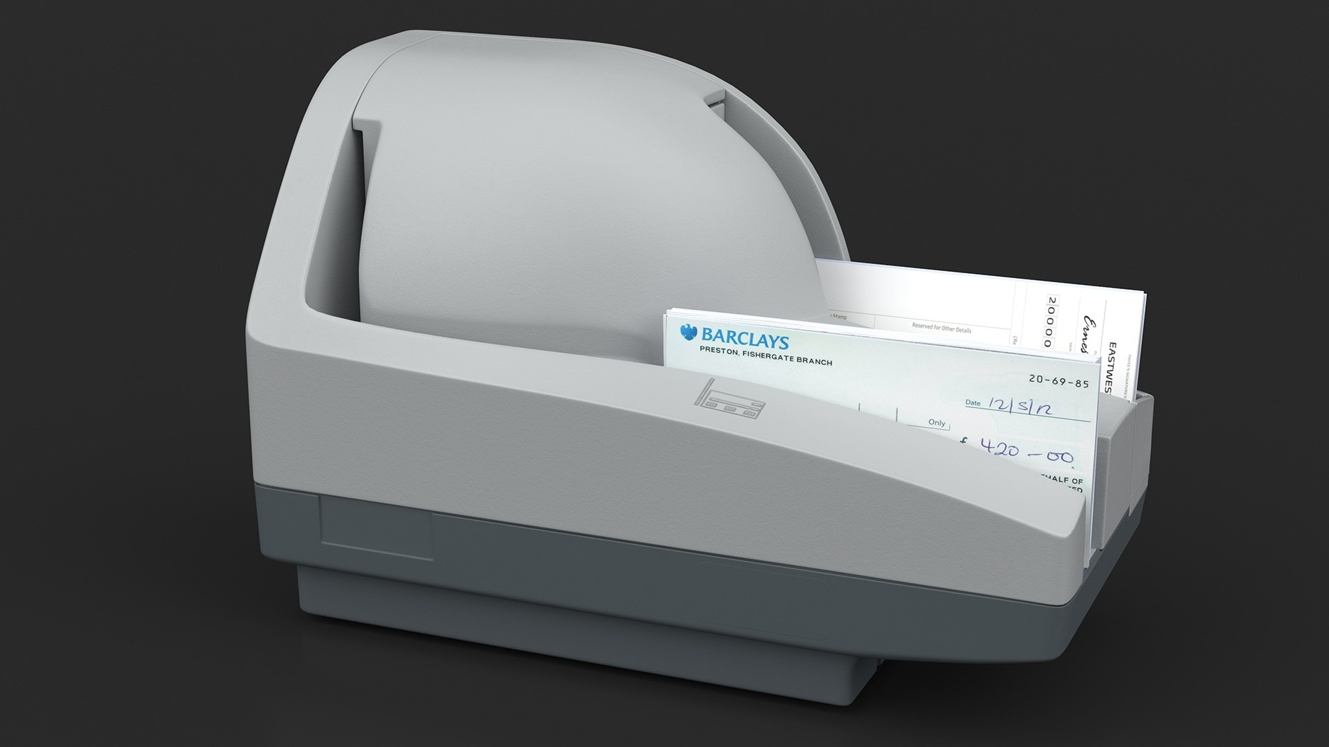 Digital Check Scanner 3D - TurboSquid 2061274