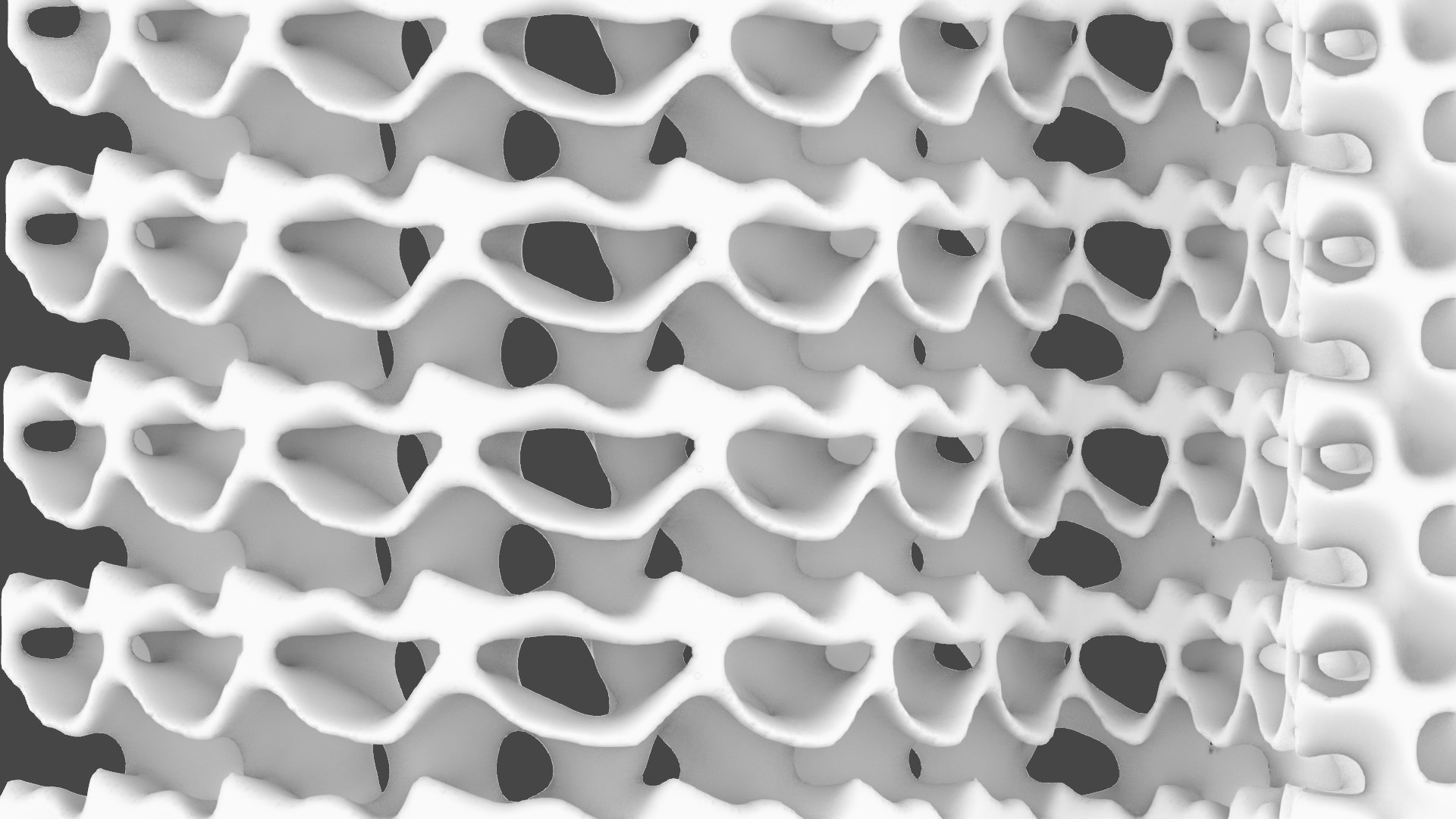 Organic Lattice Wall 3D - TurboSquid 2024933