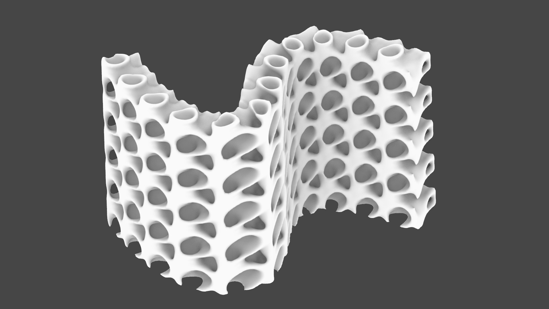 Organic Lattice Wall 3D - TurboSquid 2024933