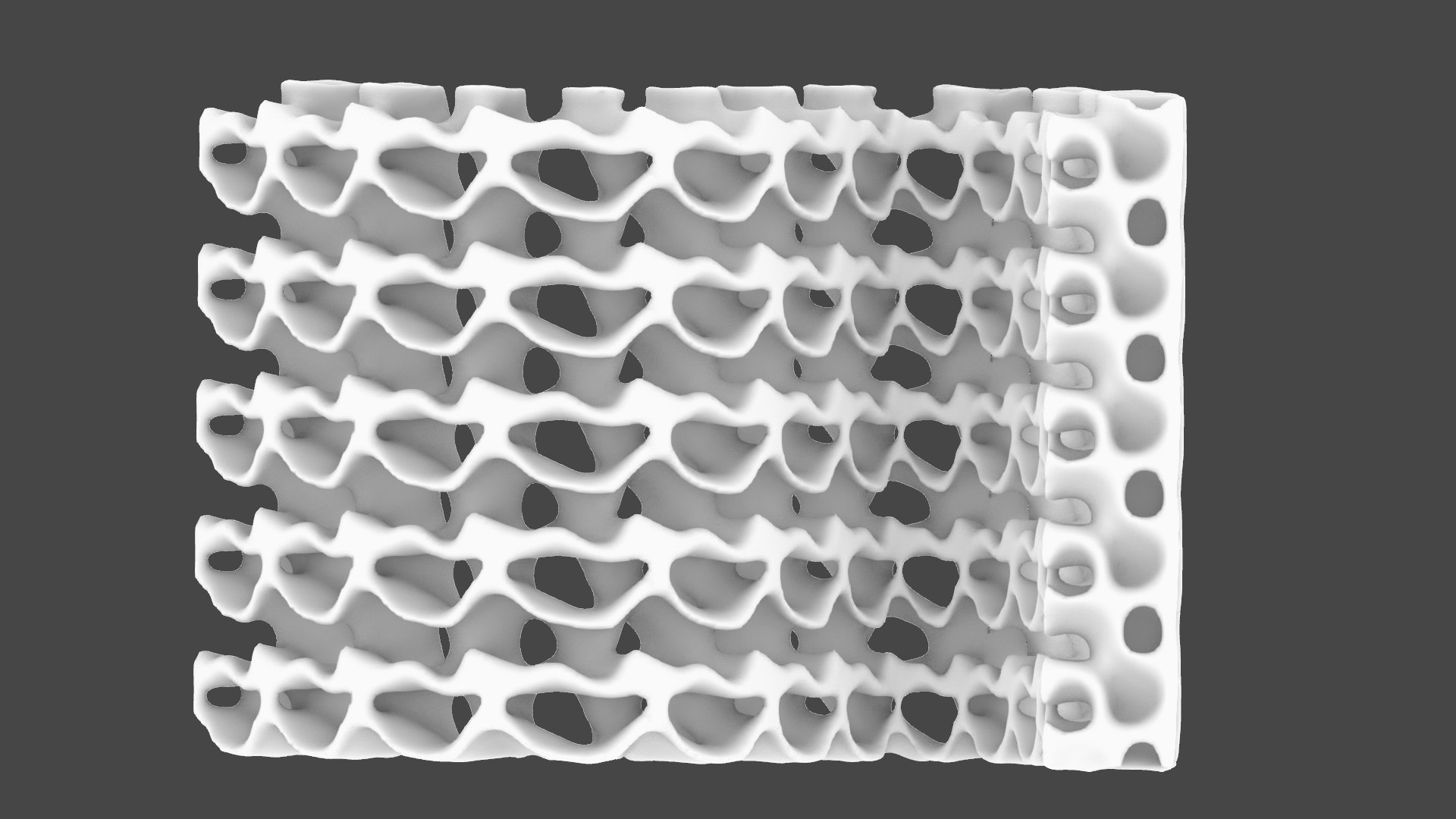 Organic Lattice Wall 3D - TurboSquid 2024933