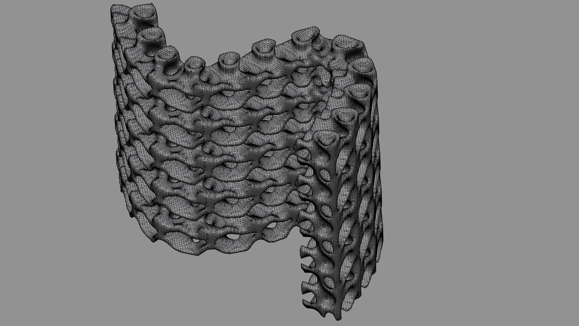 Organic Lattice Wall 3D - TurboSquid 2024933