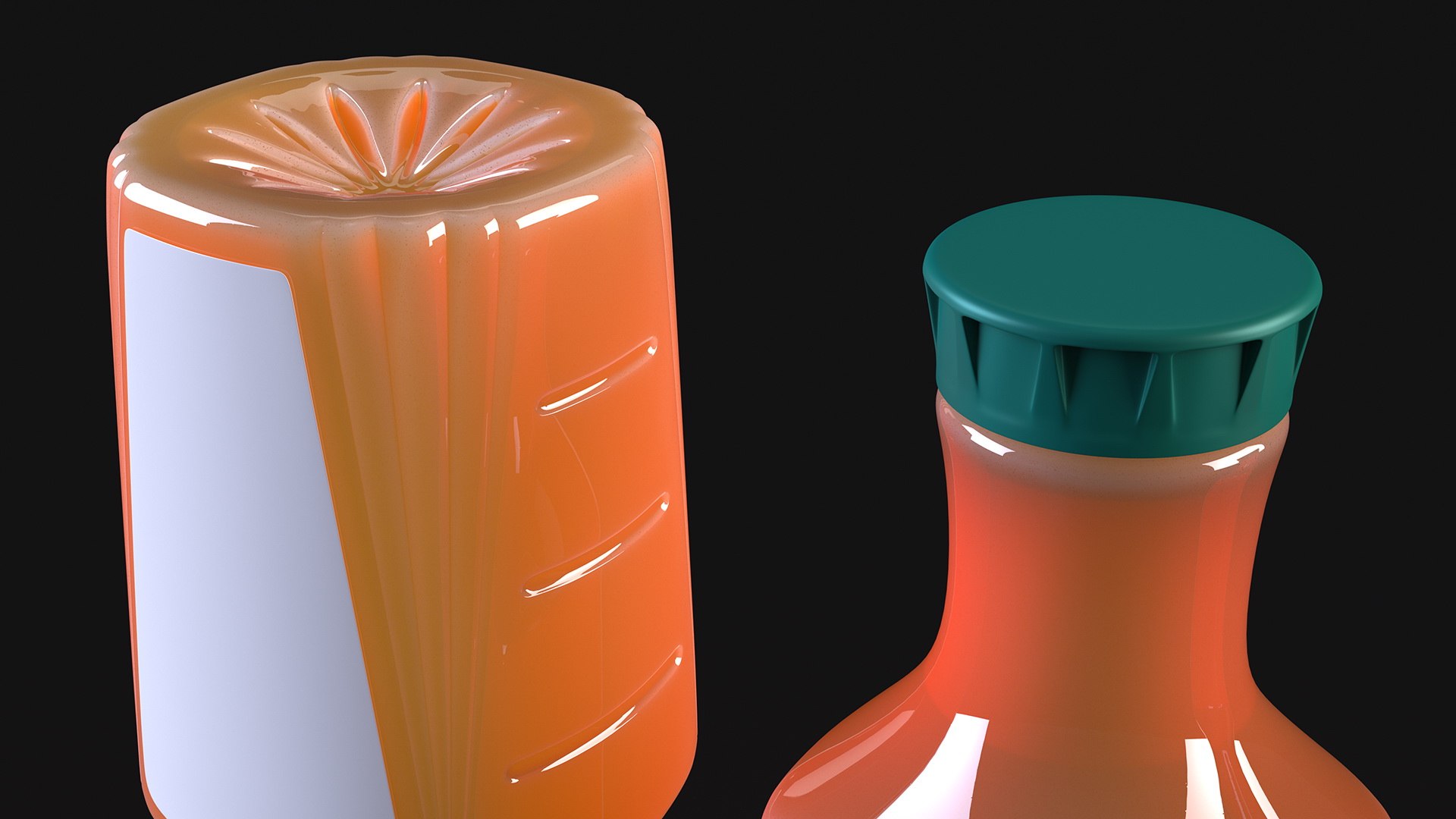 Yellow Coke Bottle 3D - TurboSquid 2040792