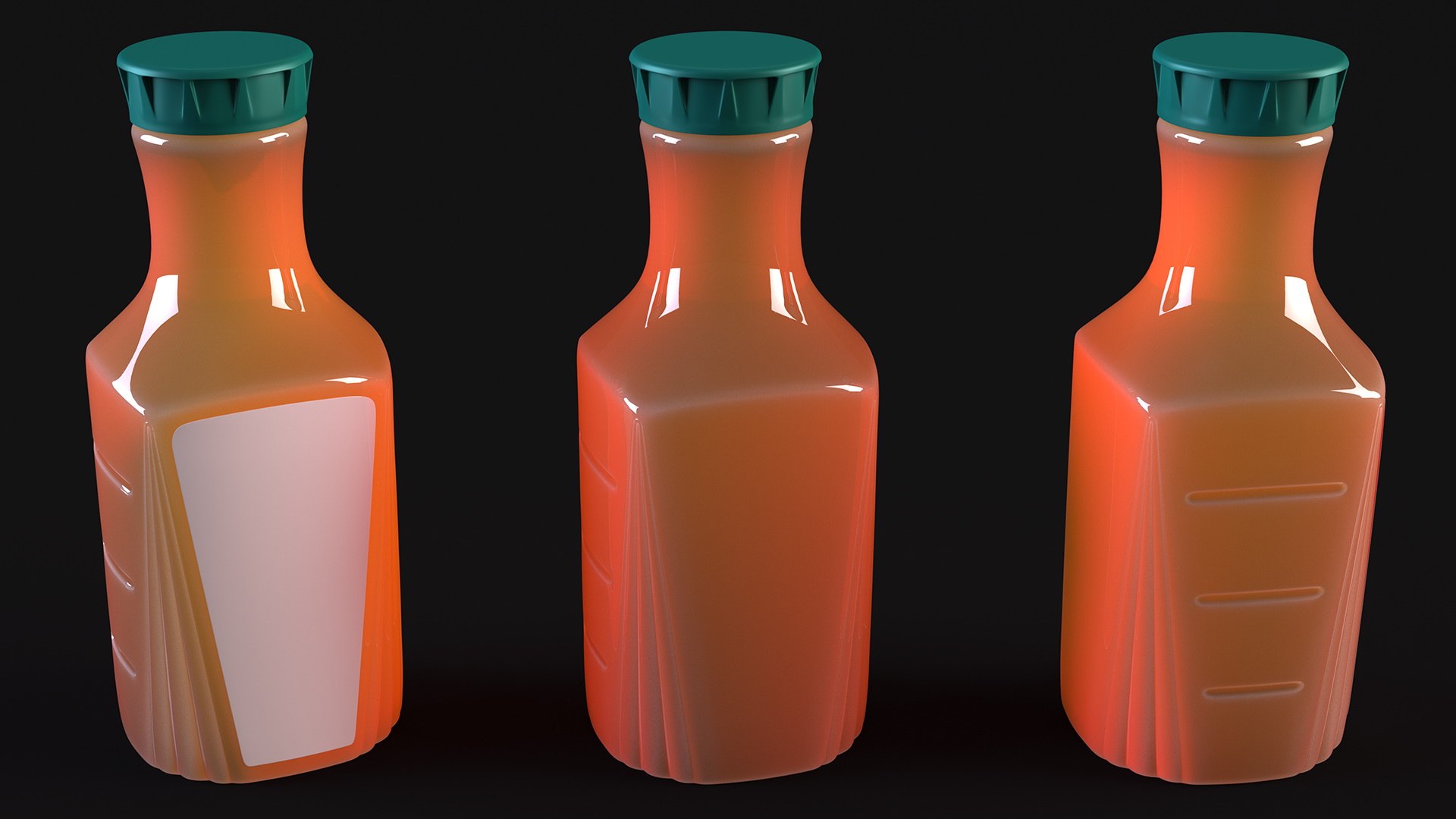 Yellow Coke Bottle 3D - TurboSquid 2040792