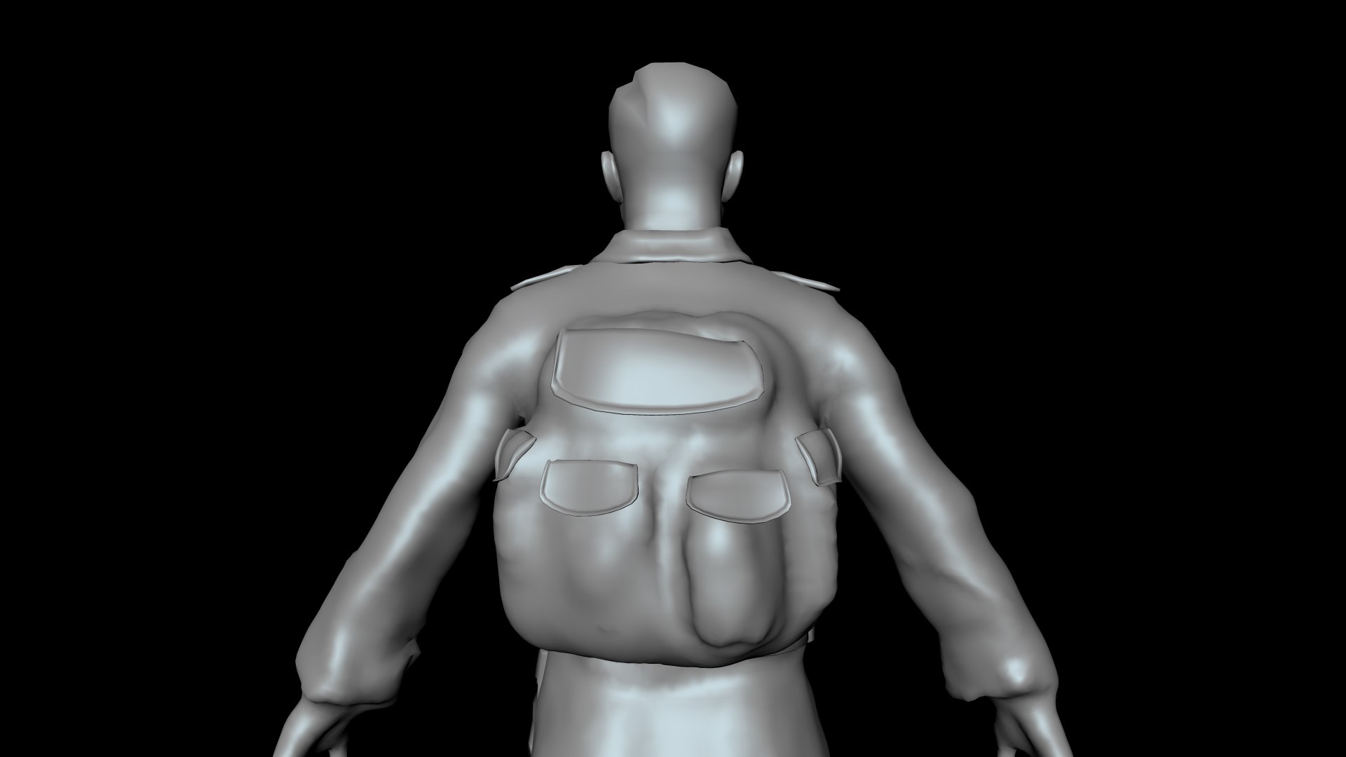 3d Model Waffen-ss Soldier