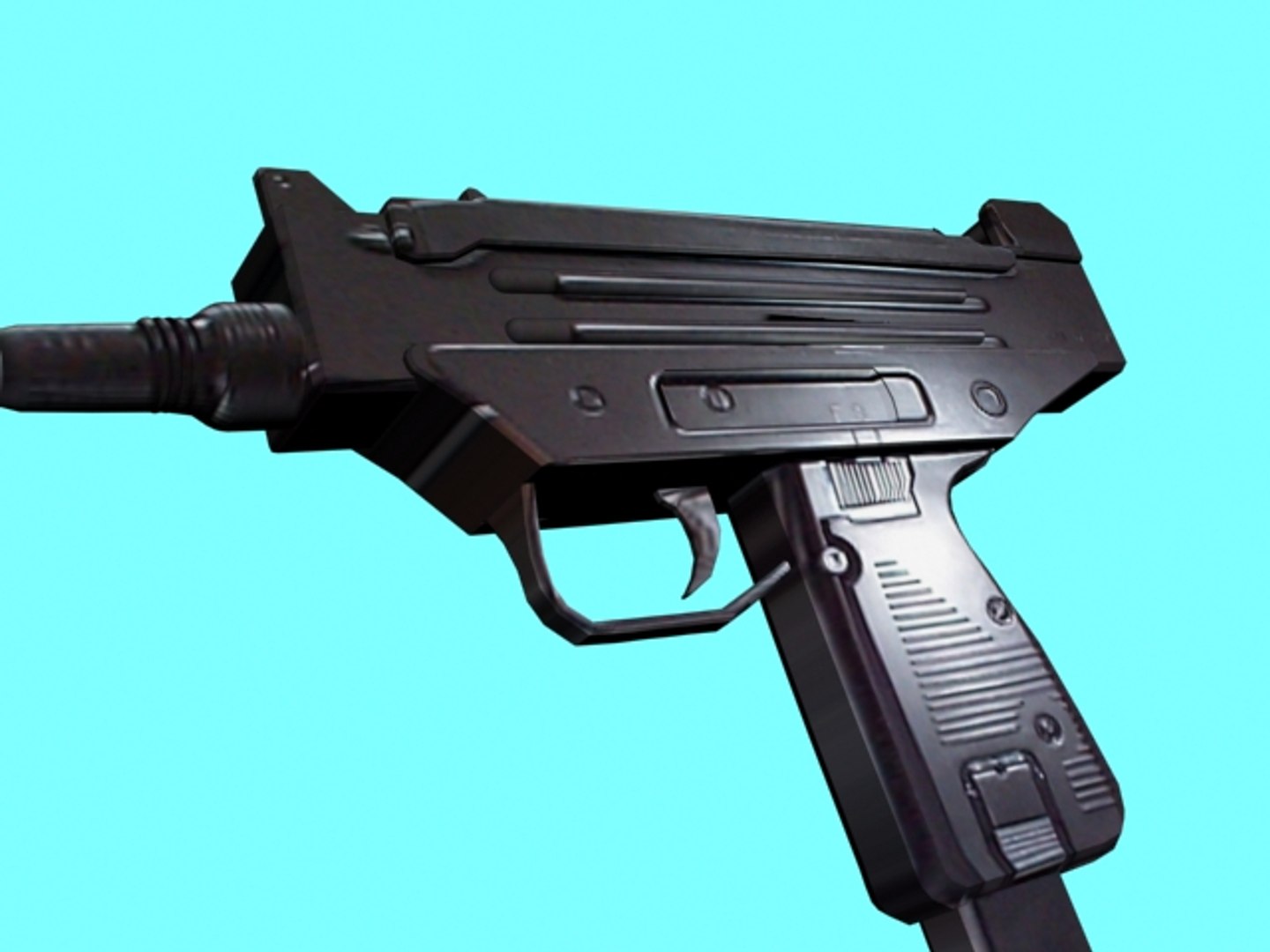 Free Uzi Games 3d Model