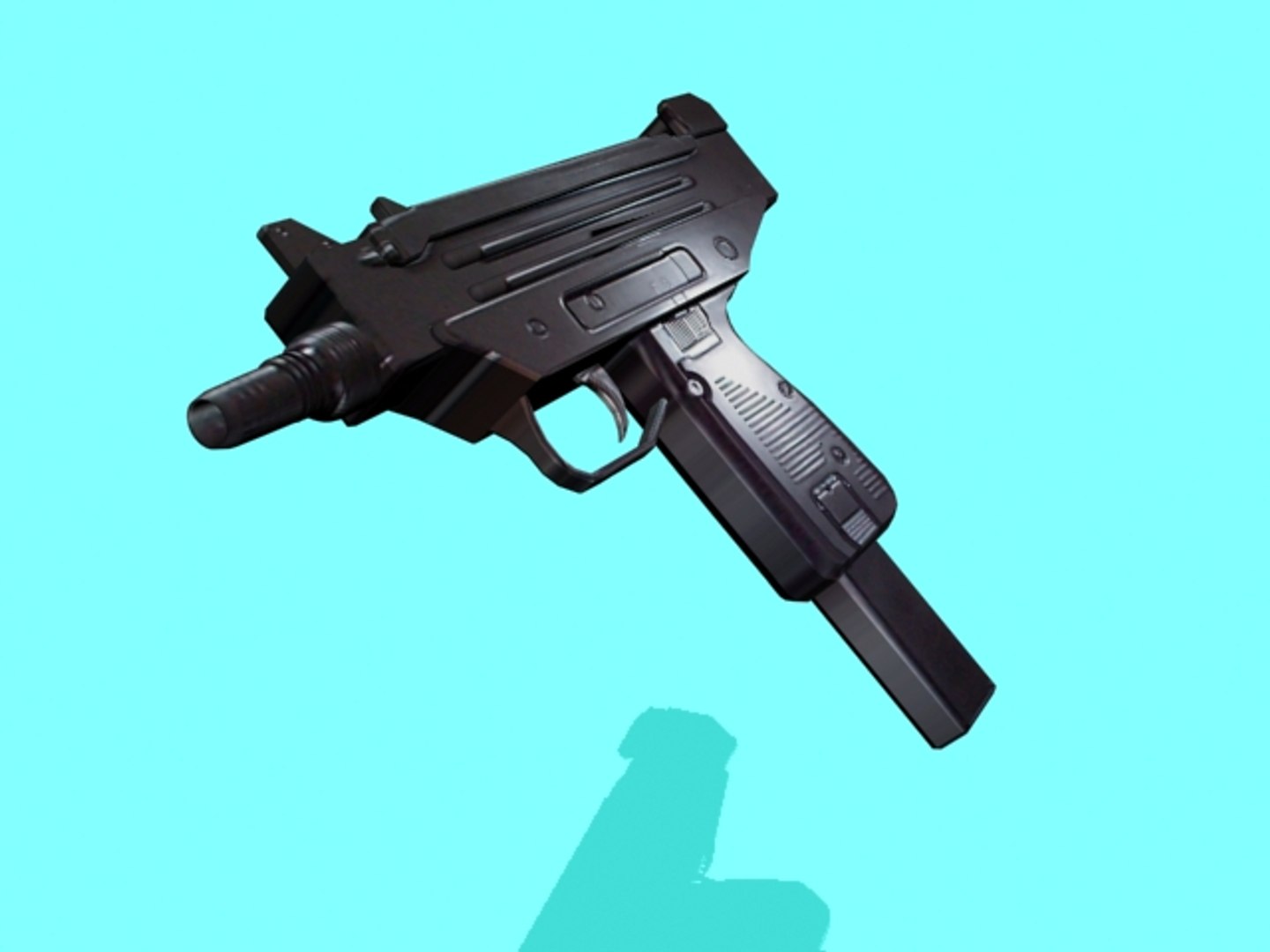 Free Uzi Games 3d Model