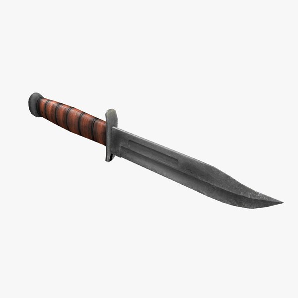 Faca de Combate Modelo 3D - TurboSquid 2198043