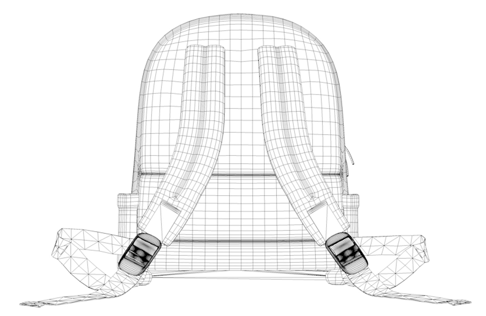 Backpack Pack 3d 3ds