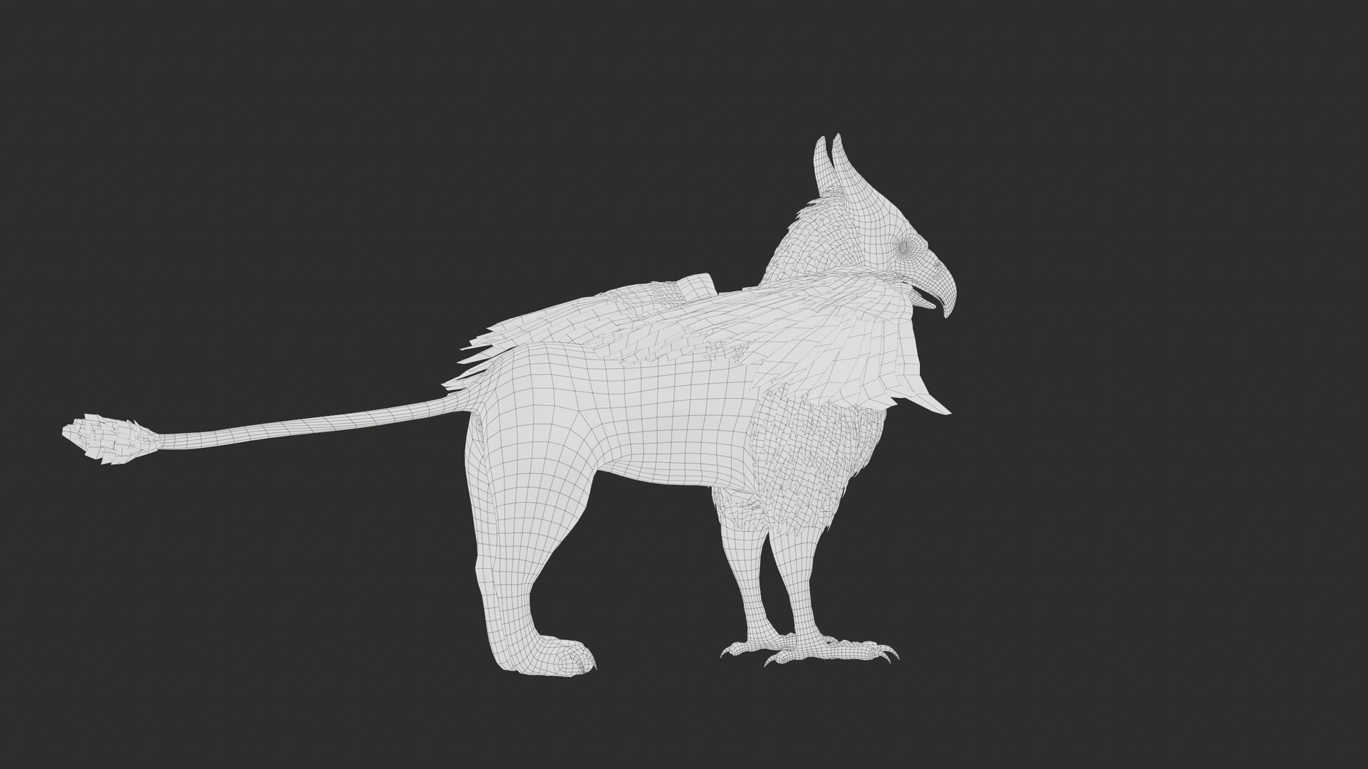 3D Gryphon Classic PBR - TurboSquid 2168965