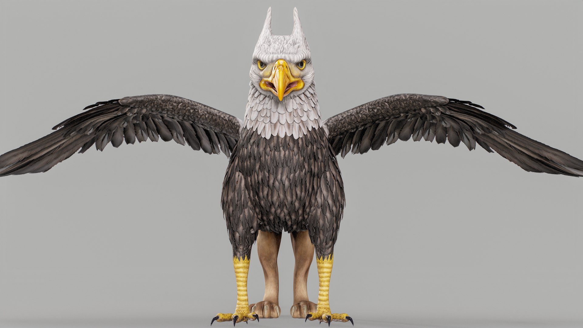 3D Gryphon Classic PBR - TurboSquid 2168965