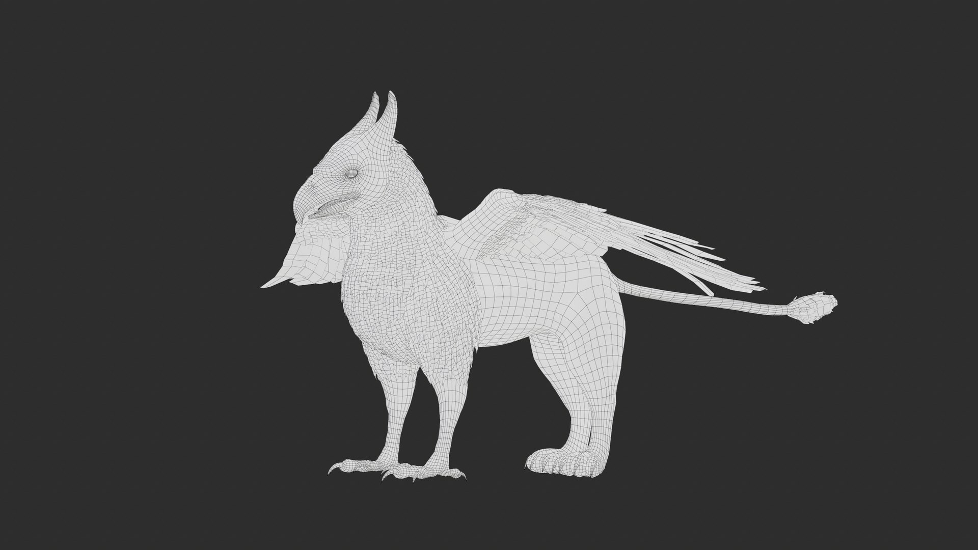 3D Gryphon Classic PBR - TurboSquid 2168965