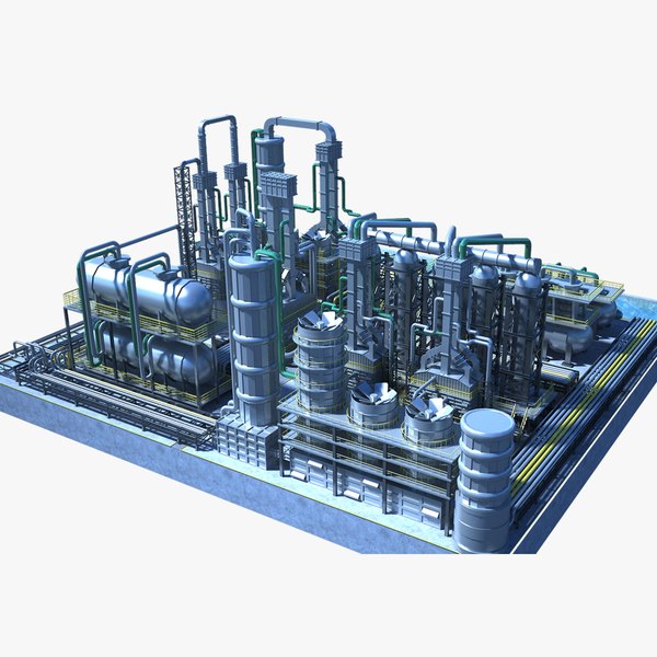 Refinery area 6 3D 모델 - TurboSquid 1897815