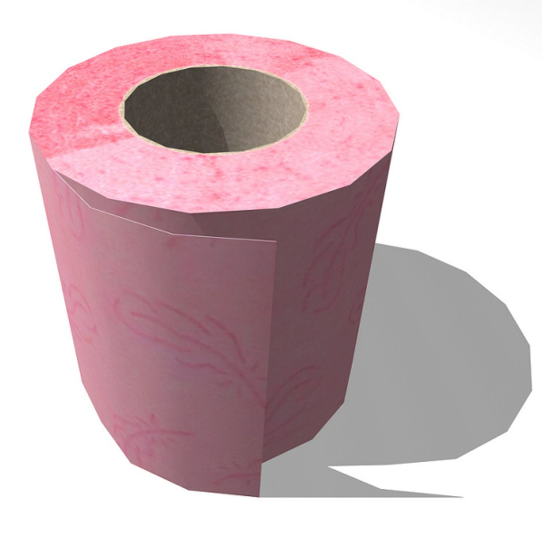 3d Model Of Toilet Paper