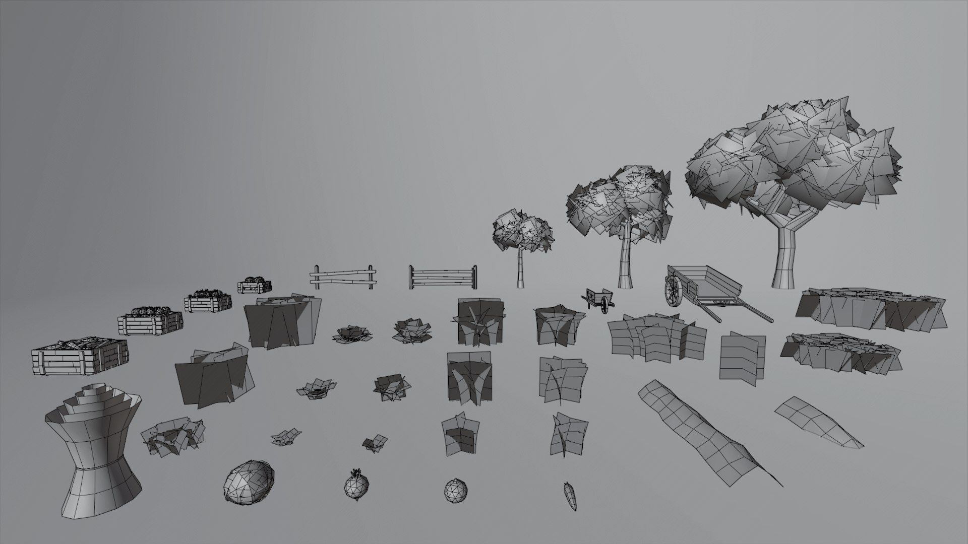 3D Model Farm - Stylized Fantasy Environment - TurboSquid 2366096