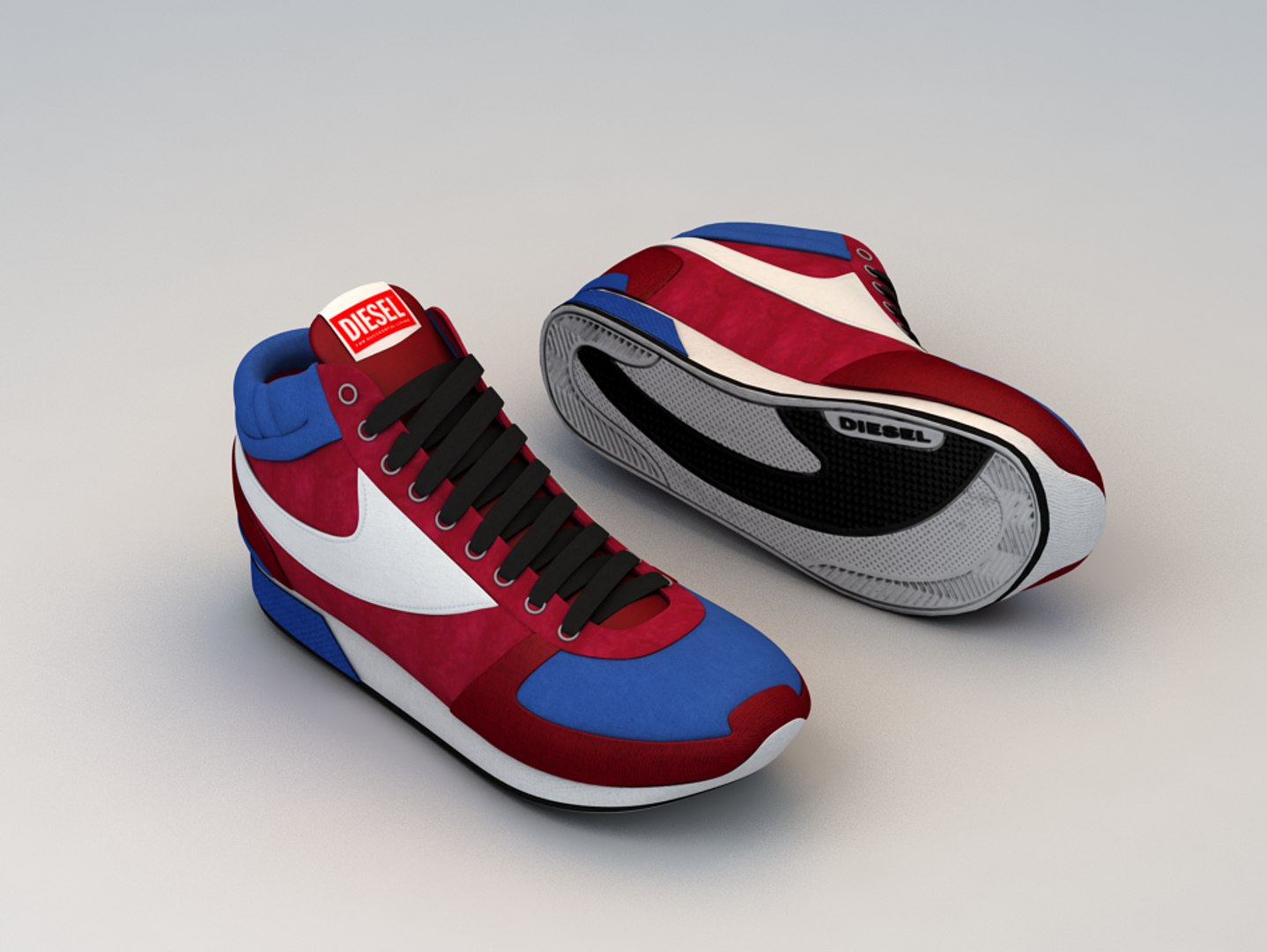 3d Model Diesel Shoe