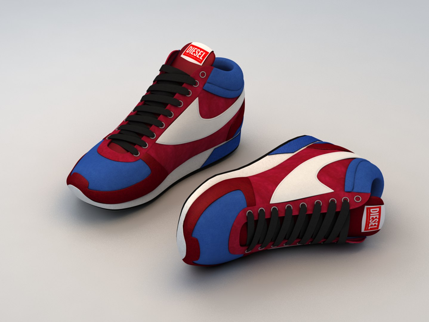 3d Model Diesel Shoe
