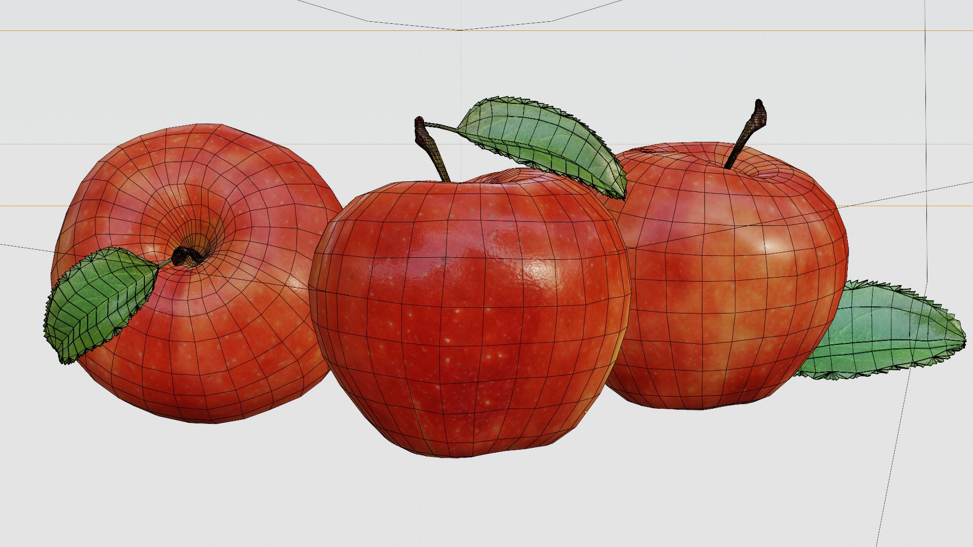 Realistic Apple Model - TurboSquid 1799686