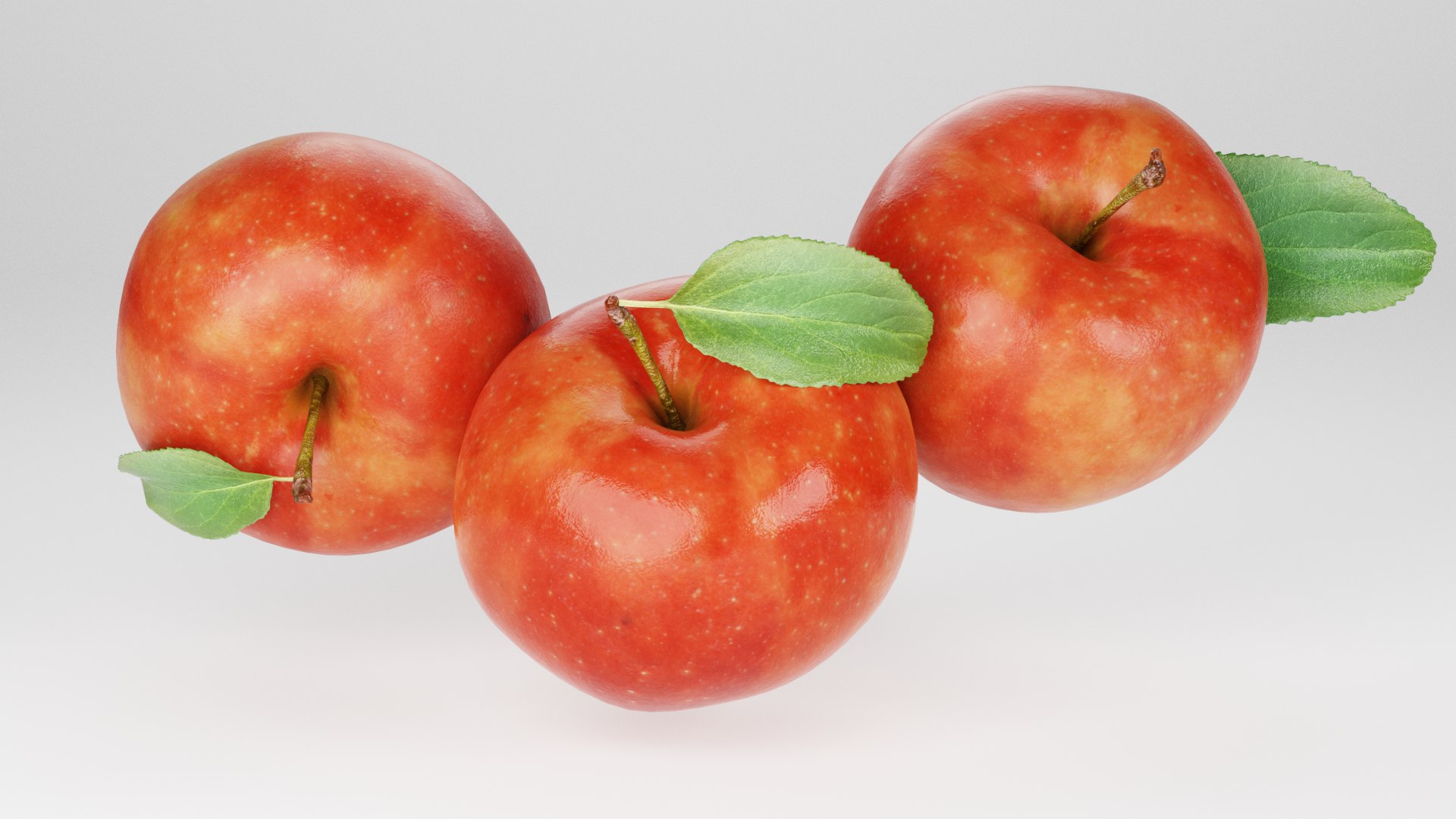 Realistic Apple Model - TurboSquid 1799686