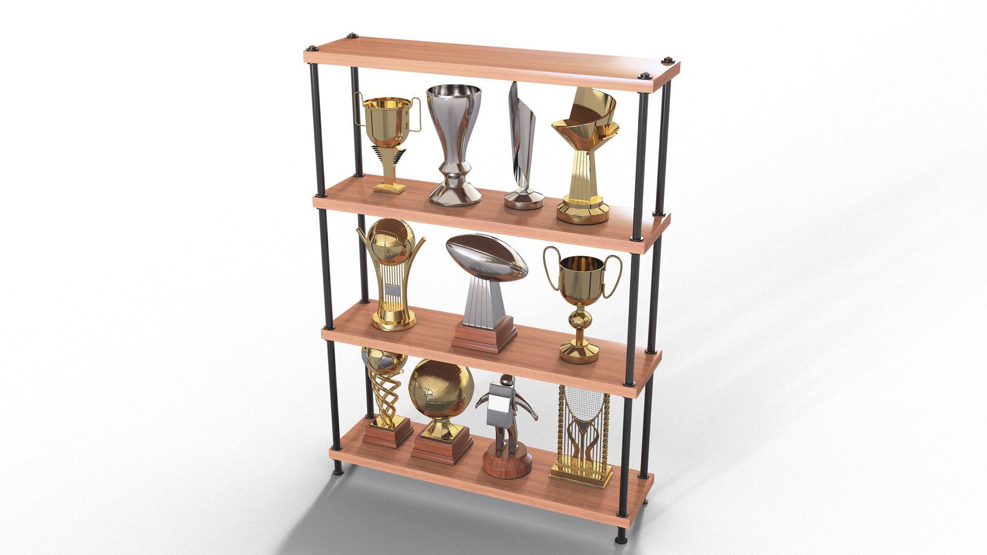 Trophy Case 3D - TurboSquid 2130866