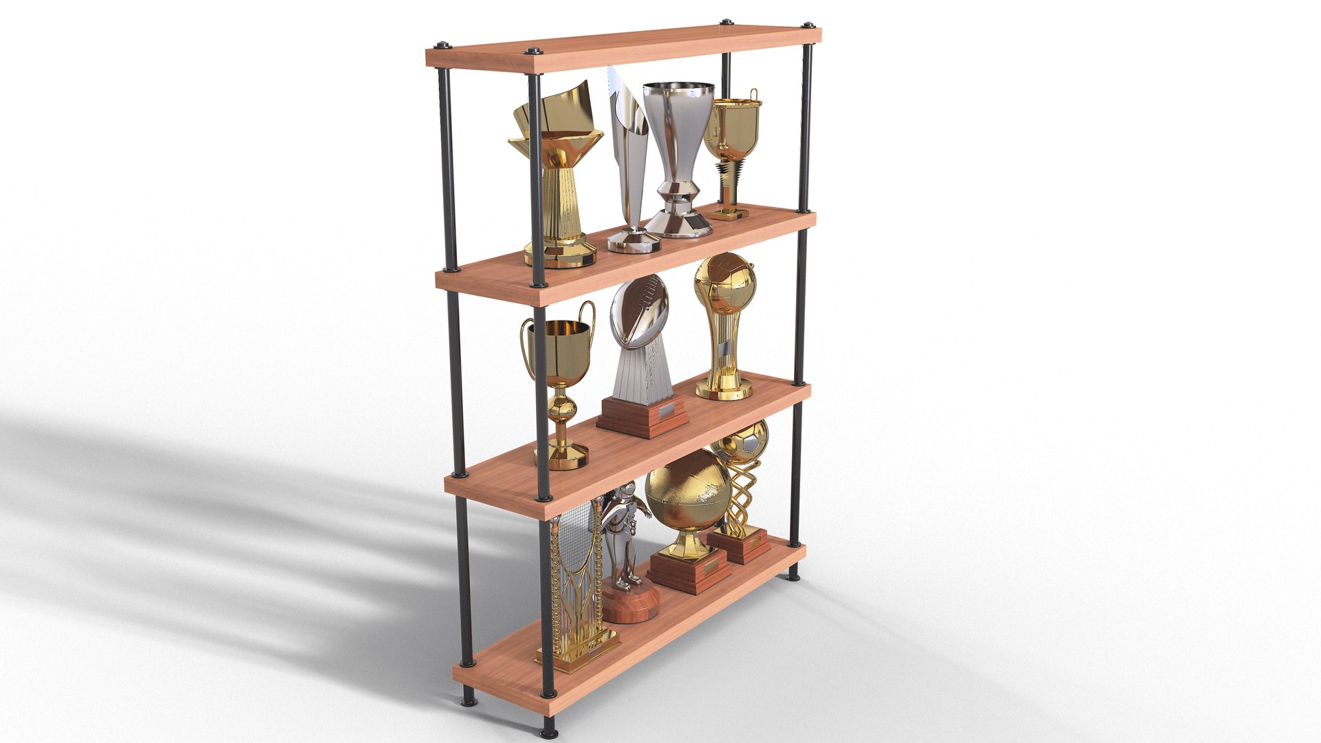 Trophy Case 3D - TurboSquid 2130866