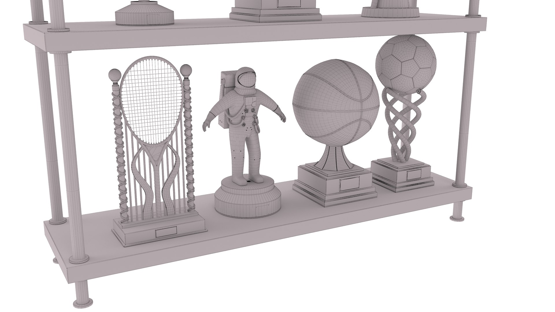 Trophy Case 3D - TurboSquid 2130866